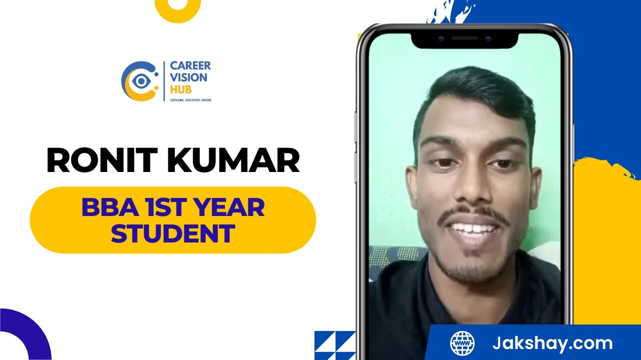 Ronit Kumar | Career Vision Hub | Akshay Jalan - YouTube