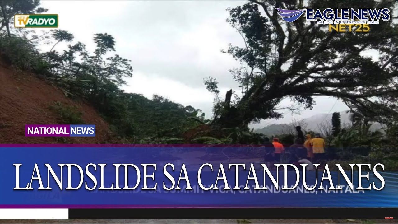 Landslide sa Summit Viga, Catanduanes - YouTube