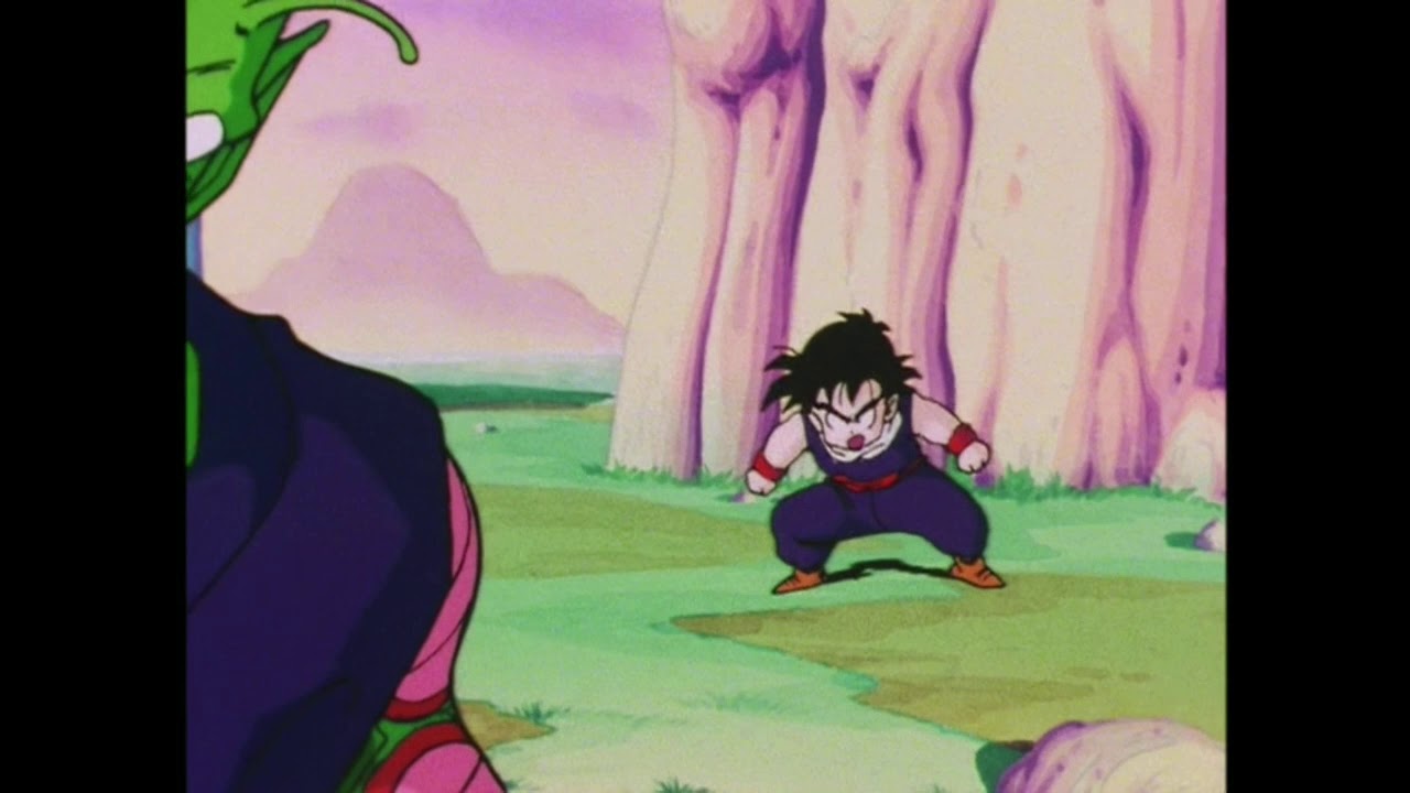 Gohan kicks Nappa | Dragonball Z ( Ocean Dub ) - YouTube