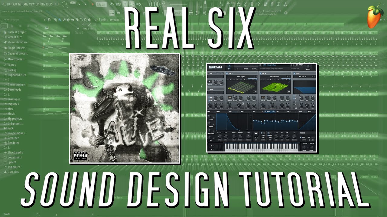 Yeat - "Real six" Sound Design Breakdown {SERUM TUTORIAL} - YouTube