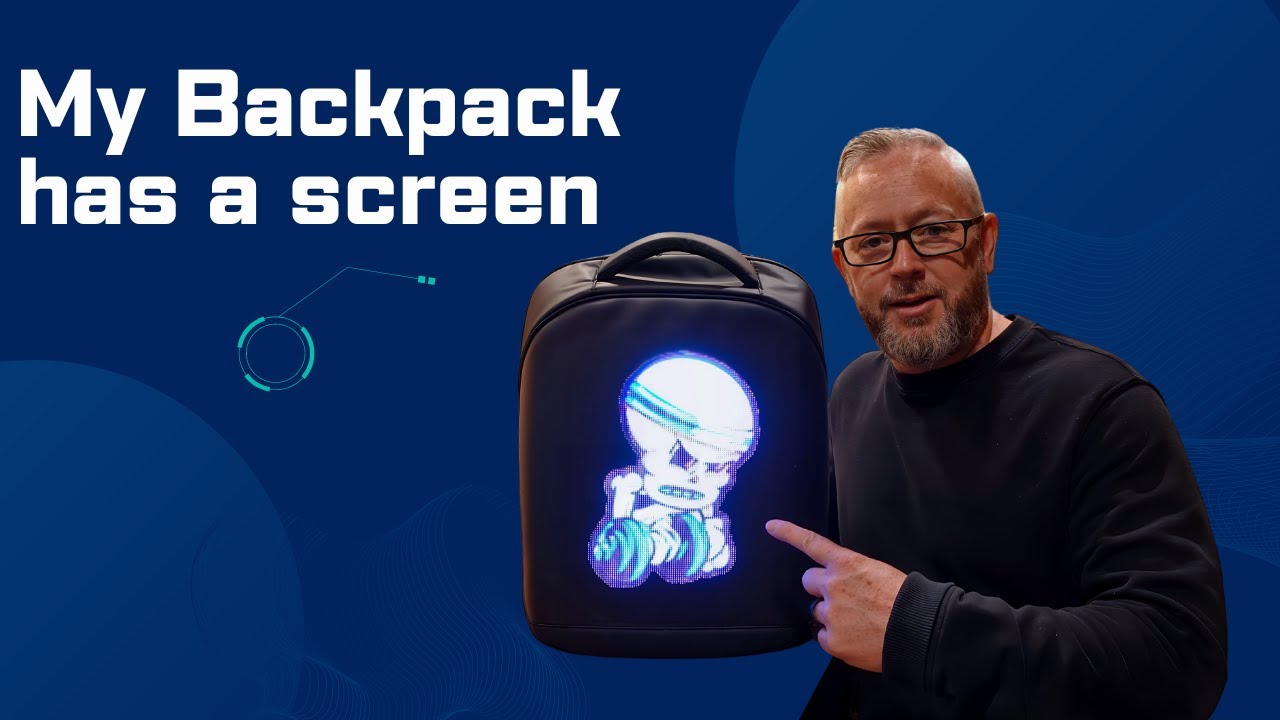 This LED Backpack is the Coolest Thing You'll See All Day - YouTube