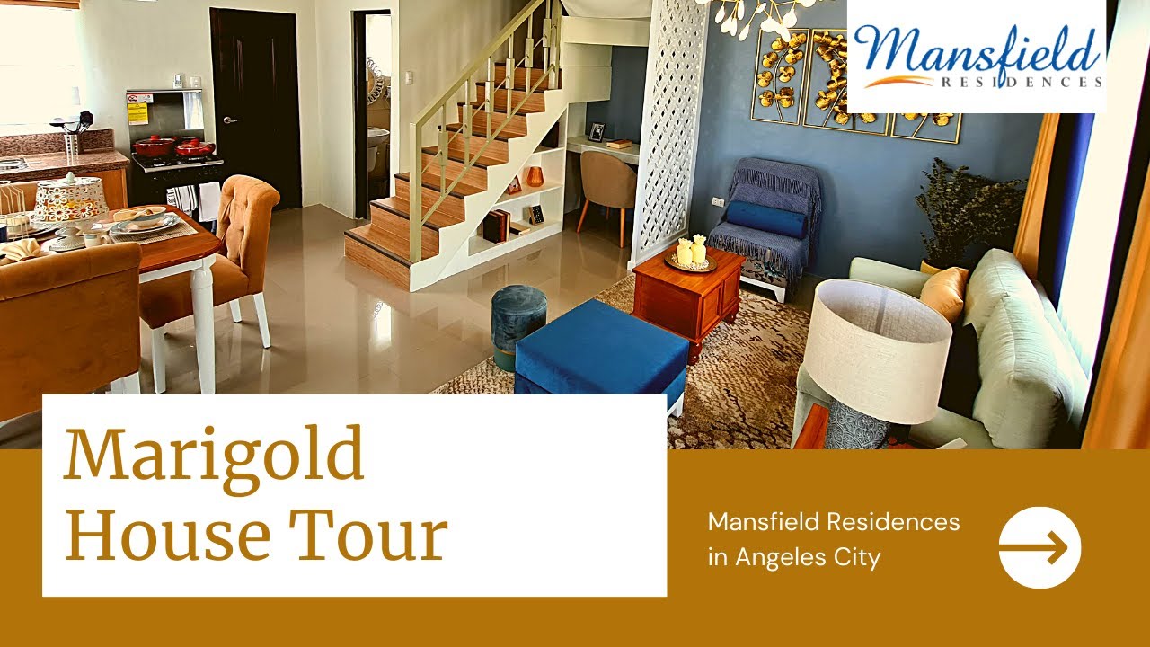 Marigold House Tour at Mansfield Residences in Angeles City - YouTube