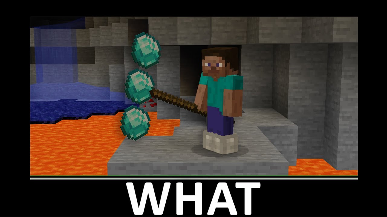 Minecraft wait what meme part 8 - YouTube
