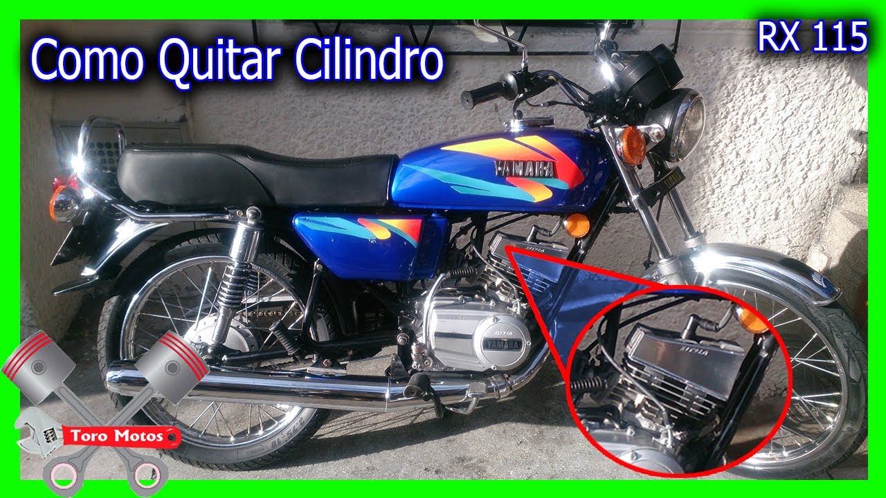 Yamaha RX 115 Como Desensamblar Cilindro Piston Y Culata - YouTube