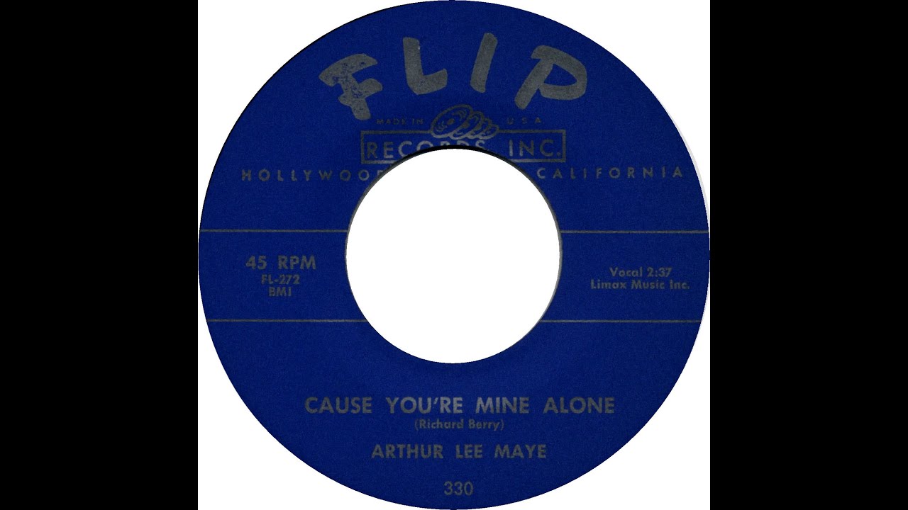 ARTHUR LEE MAYE & GROUP CAUSE YOU'RE MINE ALONE - YouTube