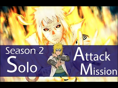 Minato Namikaze (Reanimation Kurama Link Mode ) Attack Mission Solo ...