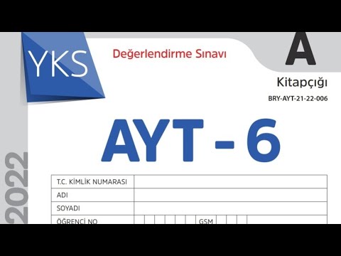 BİREY YAYINLARI AYT-6 DENEME GEOMETRİ ÇÖZÜMLERİ