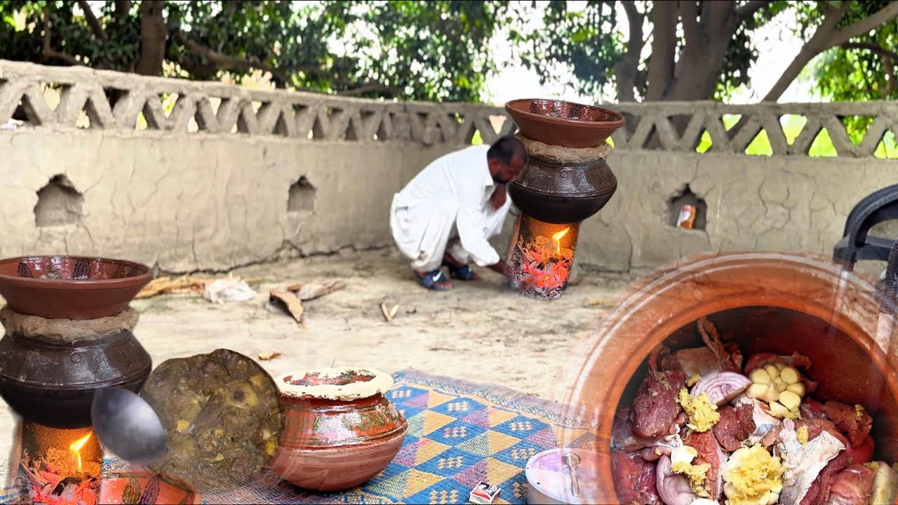 Traditional Beef Dum Pukht | Village Cooking | Pure ASMR Experience ...
