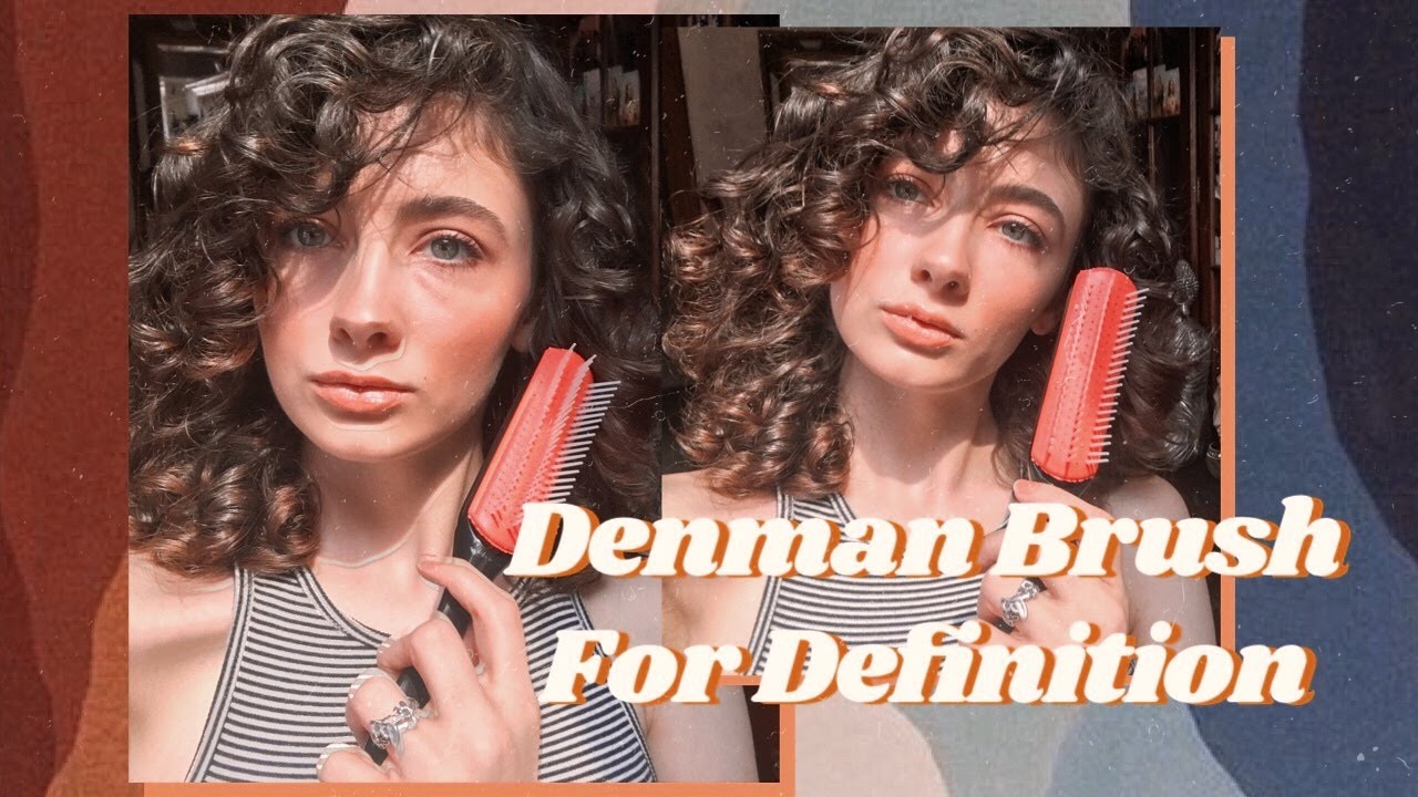 Using Denman Brush For Curl Definition 2c 3a Youtube