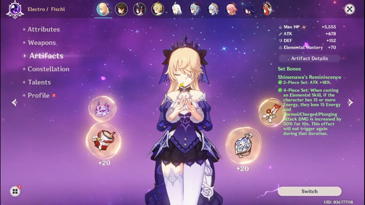 Fischl Physical Showcase | Genshin Impact - YouTube