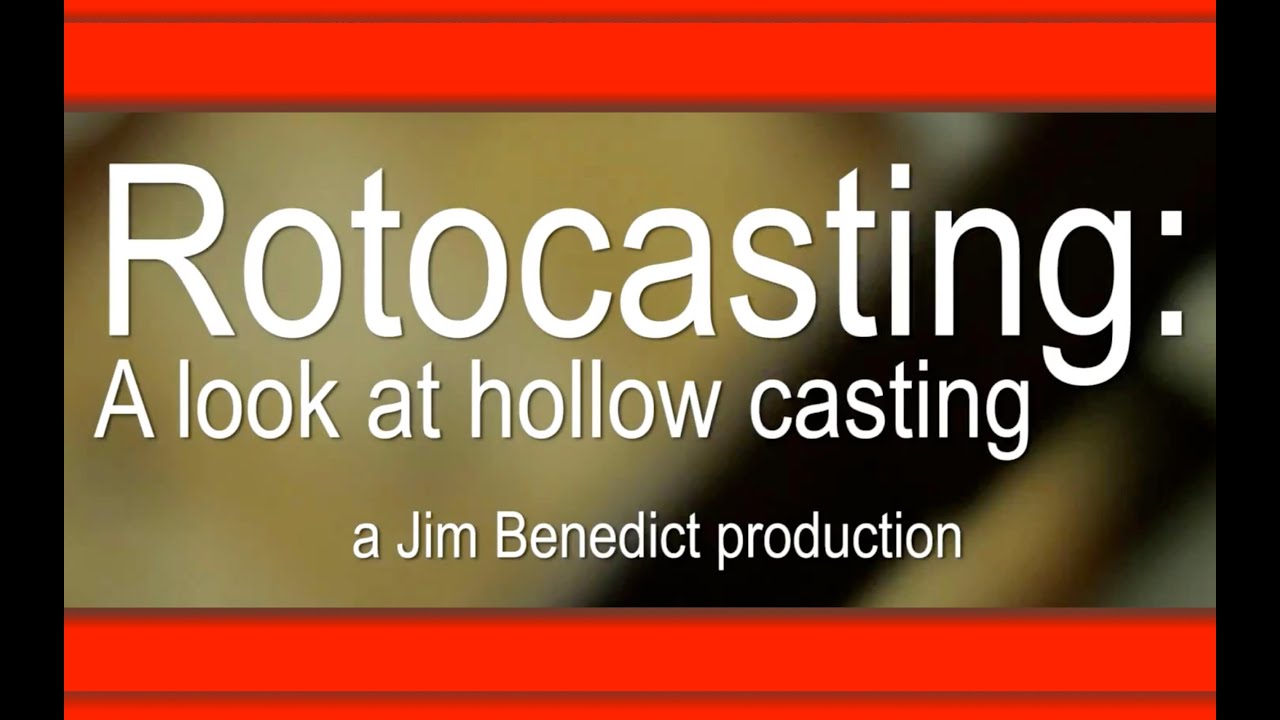 Plastic rotocasting demo with homemade rotocasting machine - YouTube