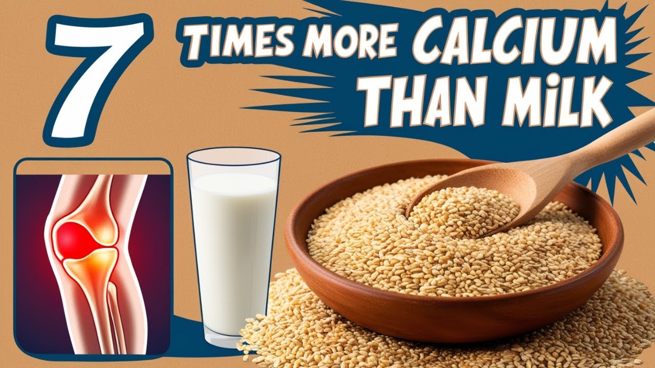 7 Foods with More Calcium Than Milk for Stronger Bones! - YouTube