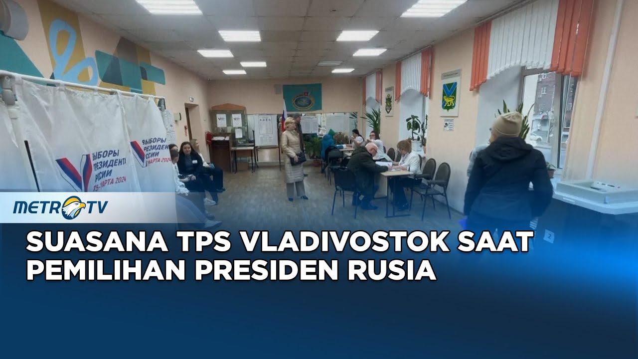 Suasana TPS Vladivostok Saat Pemilihan Presiden Rusia - YouTube