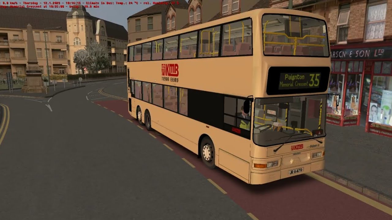 OMSI 2 | Westcountry3 | Duple Metsec Dennis Trident (ZF) | Service 35 ...