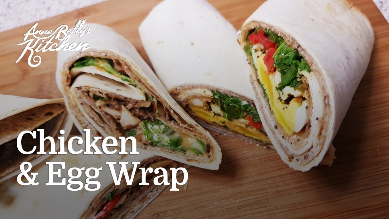 Chicken Wrap Recipe | Easiest Way of Making Chicken Wrap |Chicken Wrap ...
