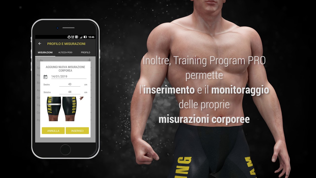 App Mobile per l'allenamento sportivo - Training Program PRO - YouTube