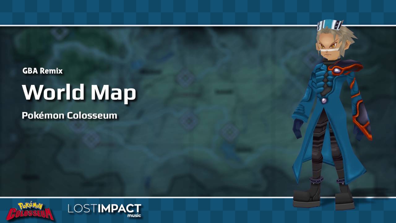 World Map | Pokémon Colosseum (2003) | GBA Remix - YouTube