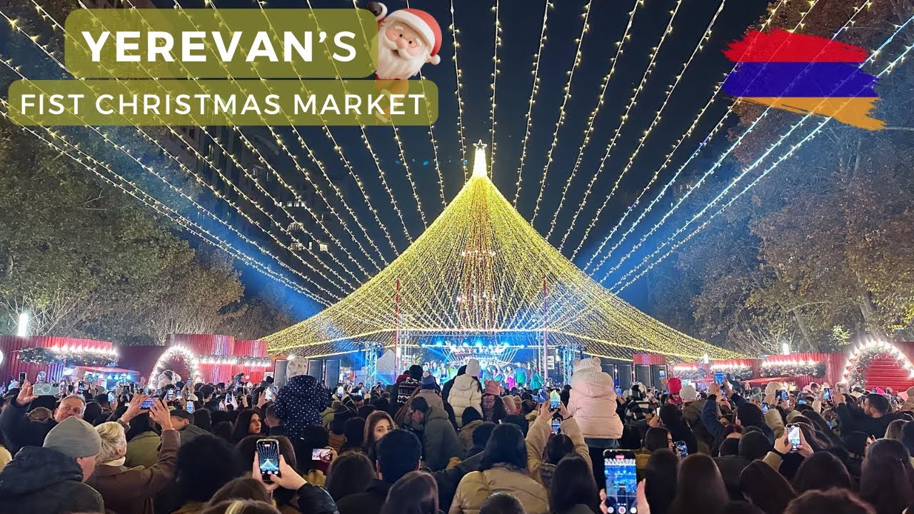 Christmas Begins in Yerevan! | Seasons Park Christmas Market 2025 - YouTube