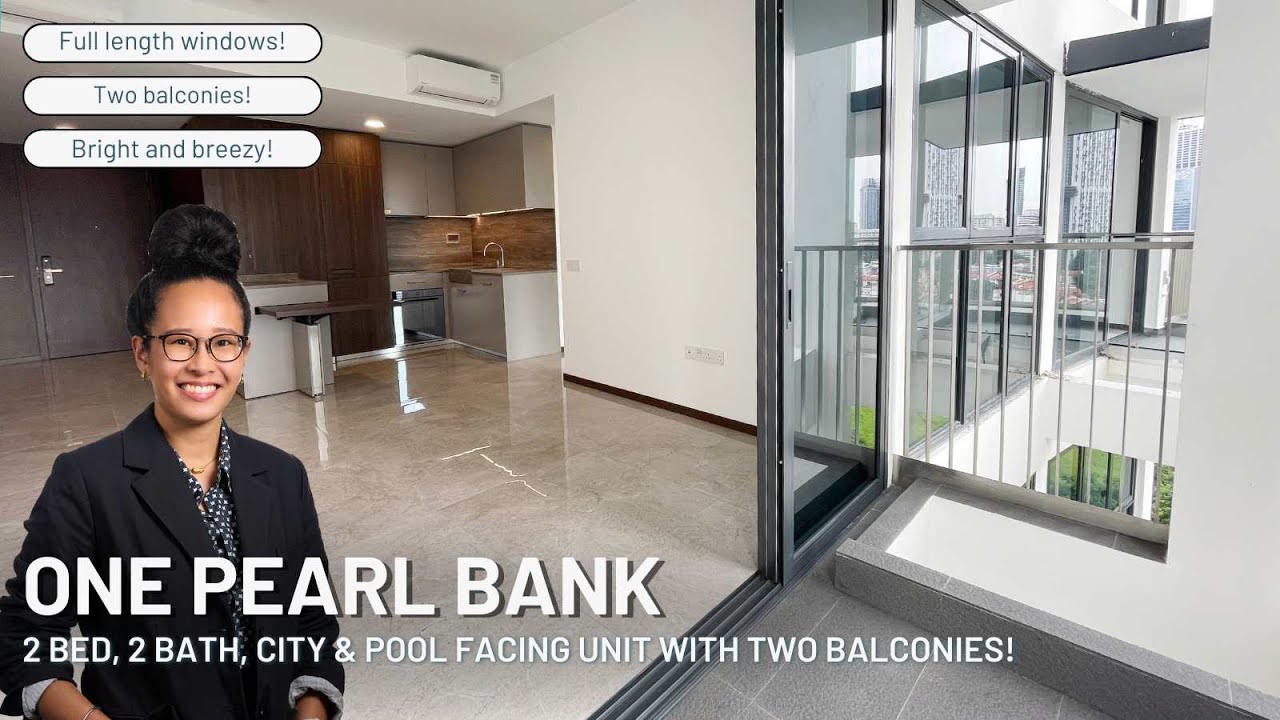 One Pearl Bank 2 bedder (840 sqft) 2 bed 2 bath - YouTube