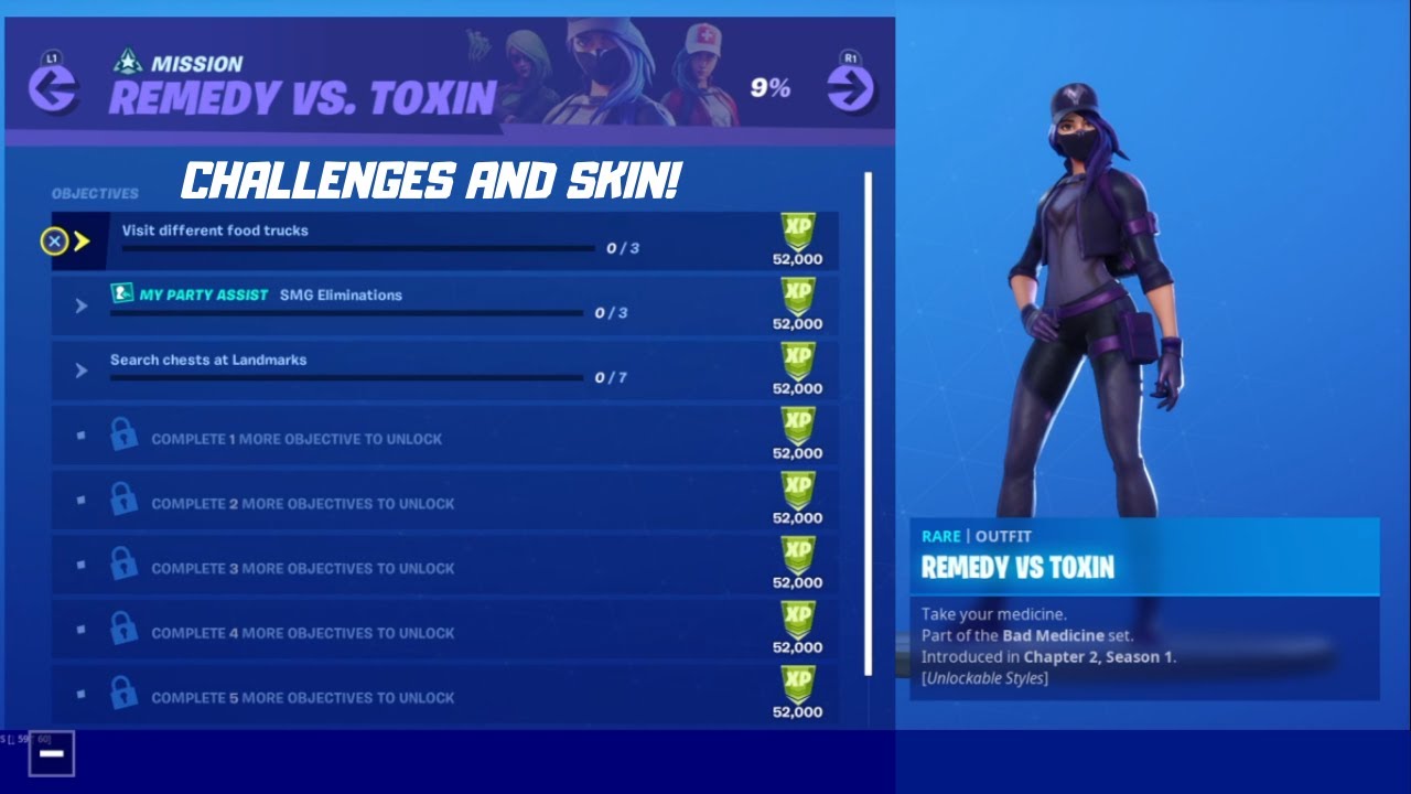 Remedy vs Toxin Challenges and Unlocking the NEW SKIN! - YouTube