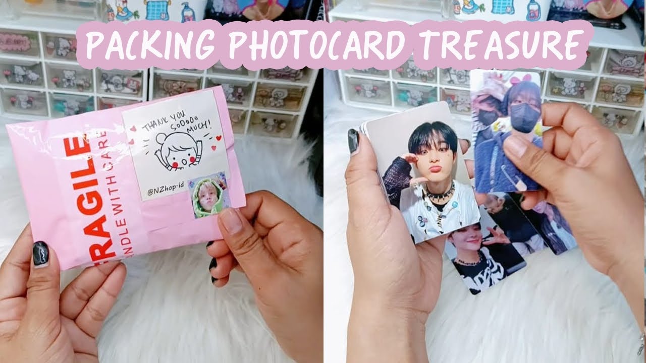 Packing Order Treasure Photocard #packing #treasure #photocard - YouTube