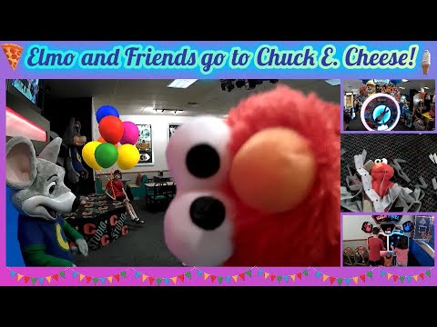 Elmo and Friends go to Chuck E Cheese - YouTube