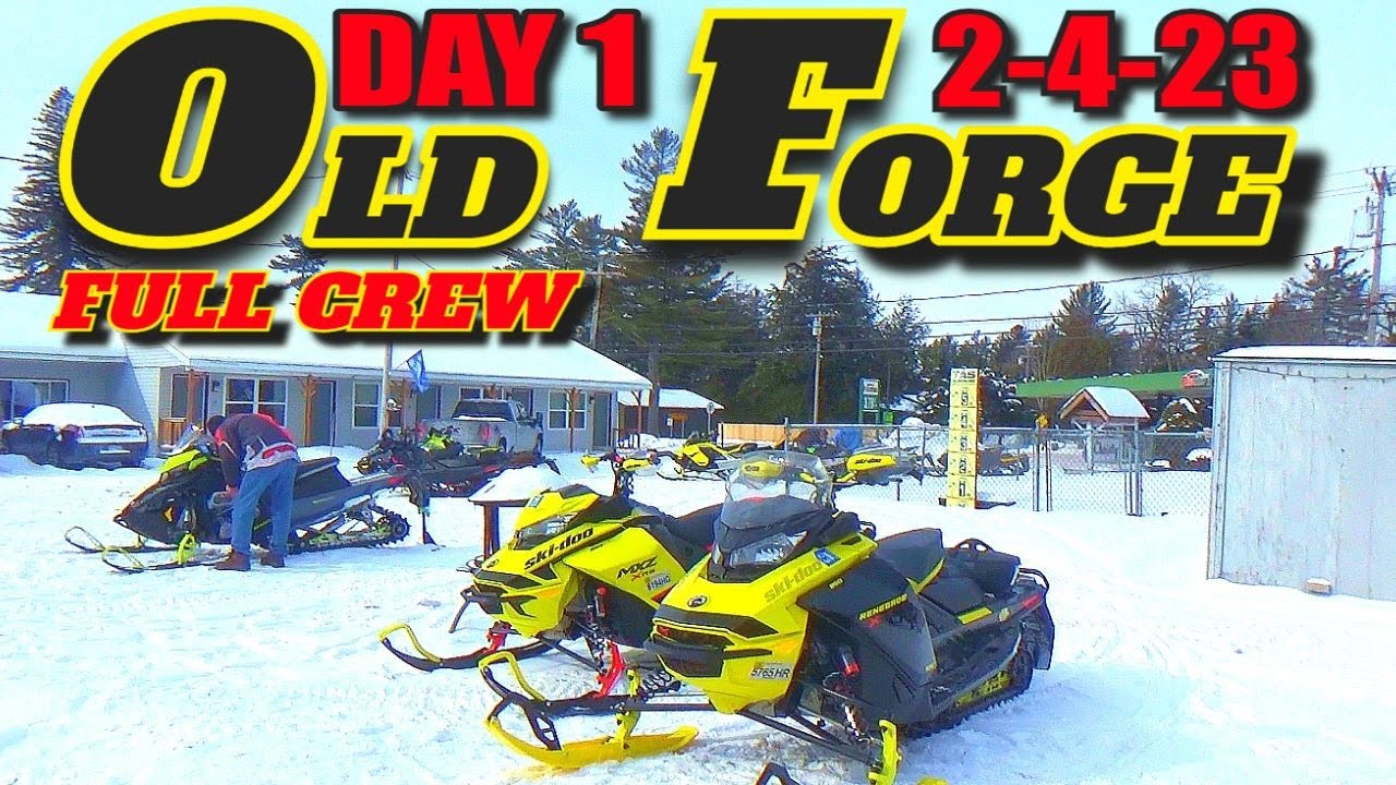 We had to go back!! 2-4-23 Day 1 of 2 Old Forge Snowmobiling - YouTube