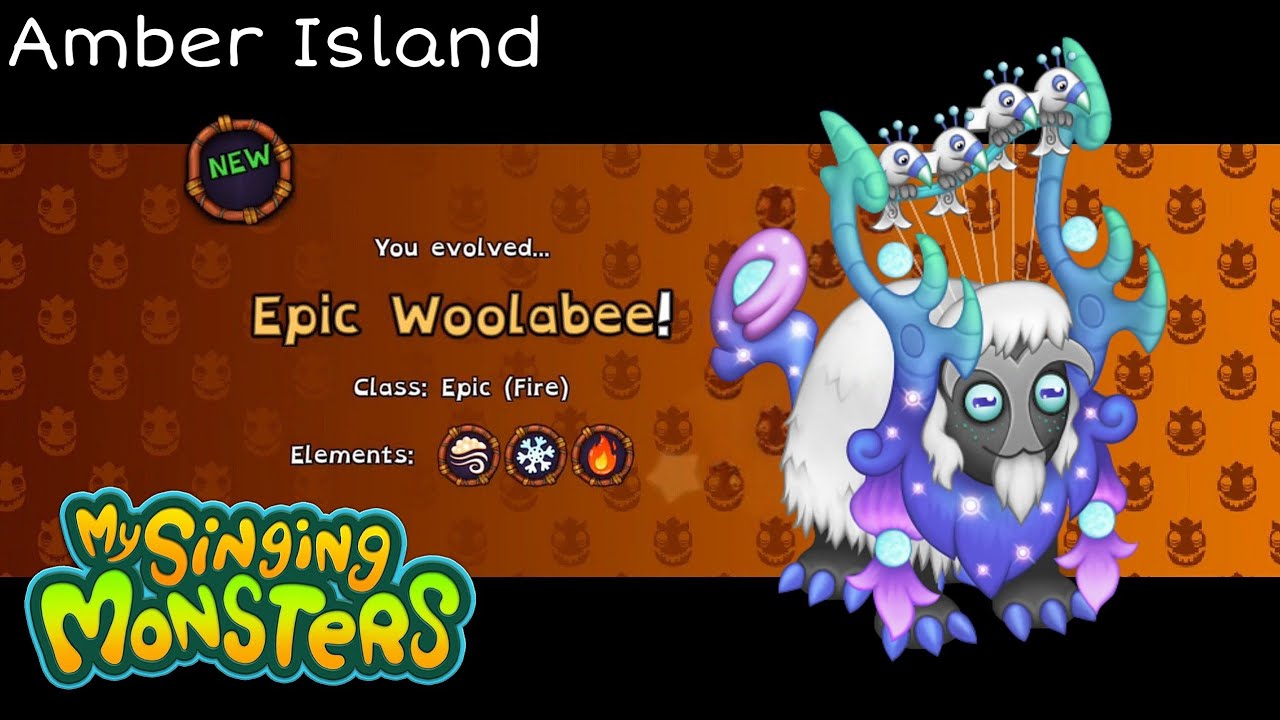 How to get Epic Woolabee - Amber Island (My Singing Monsters 4.1.3) MSM ...