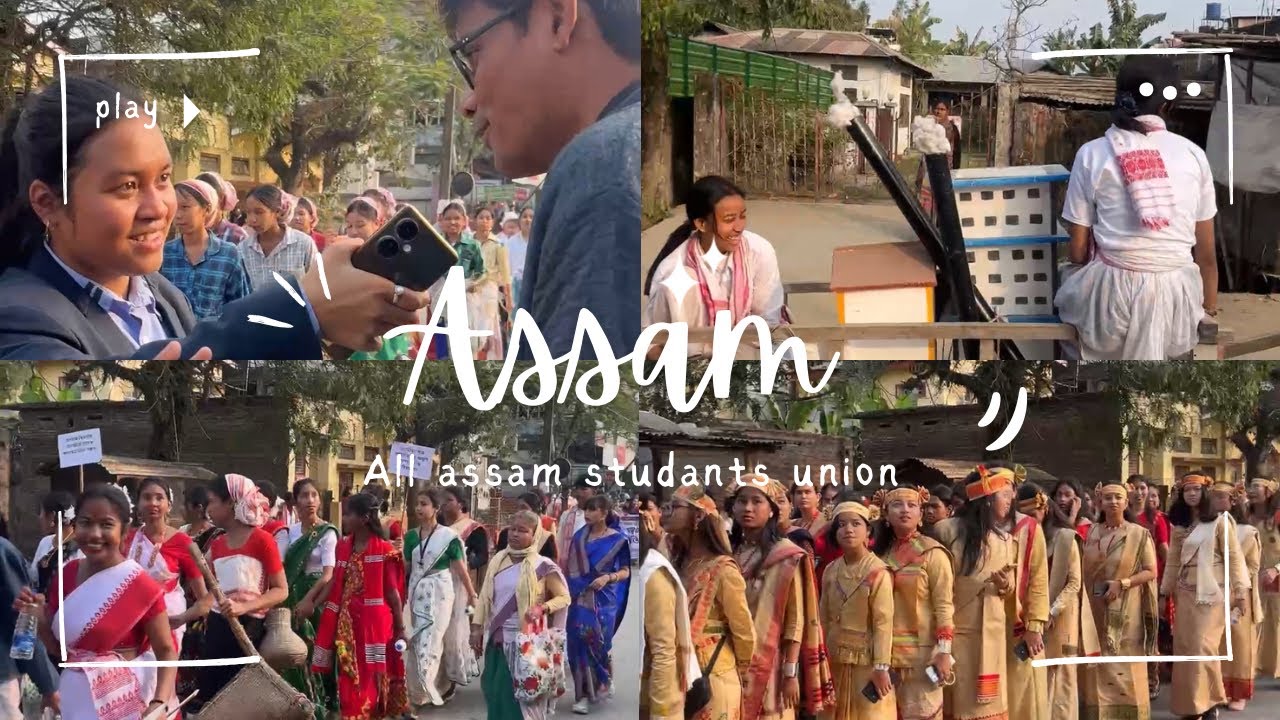 AASU all assam students union rally - YouTube