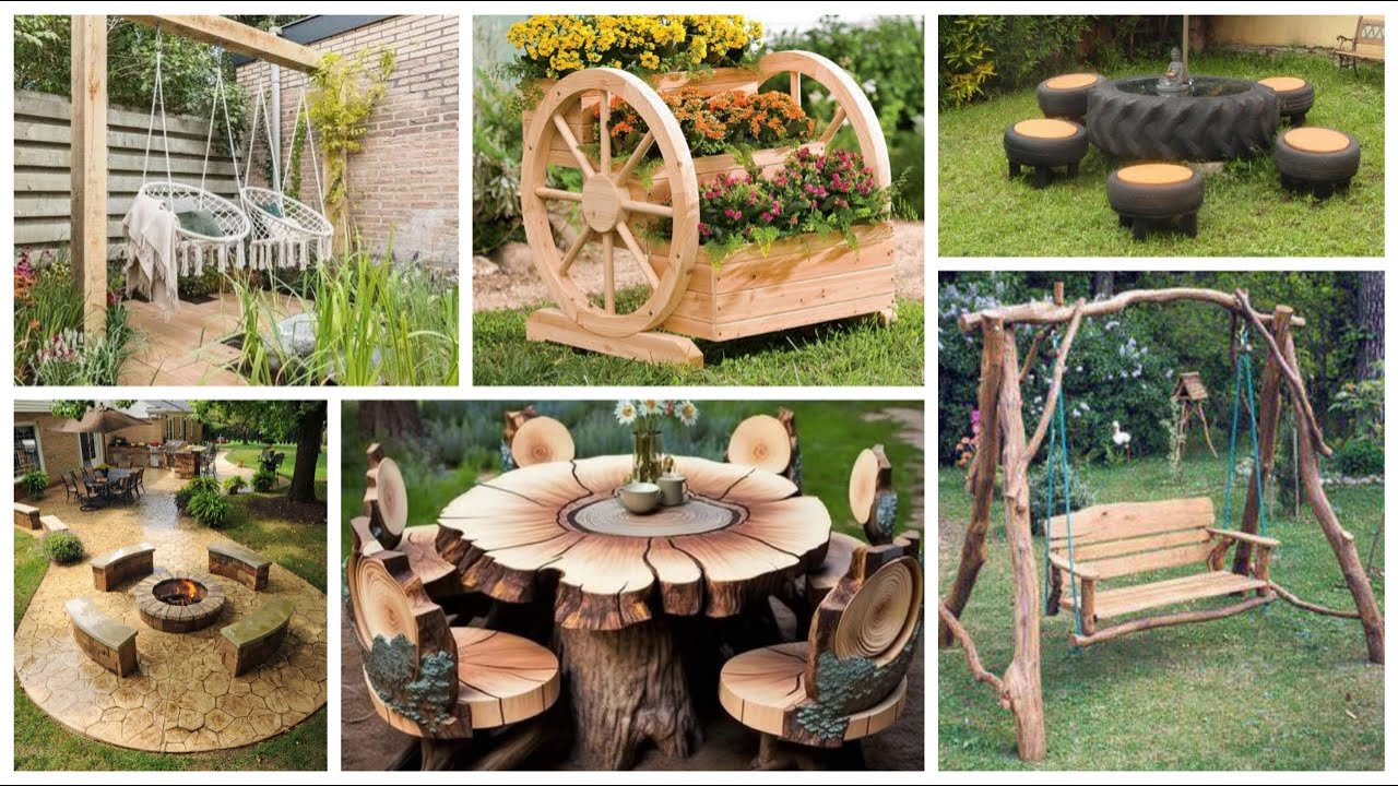 simply Amazing Rustic ideas for your home garden | wood projects - YouTube