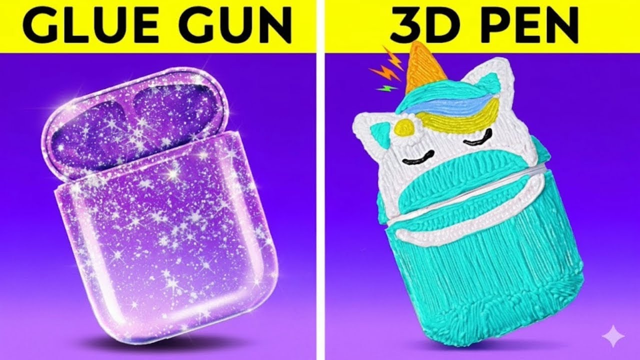 FANTASTIC 3D PEN VS PANCAKE ART CHALLENGE ||Creative DIY Ideas! 3D Pen ...