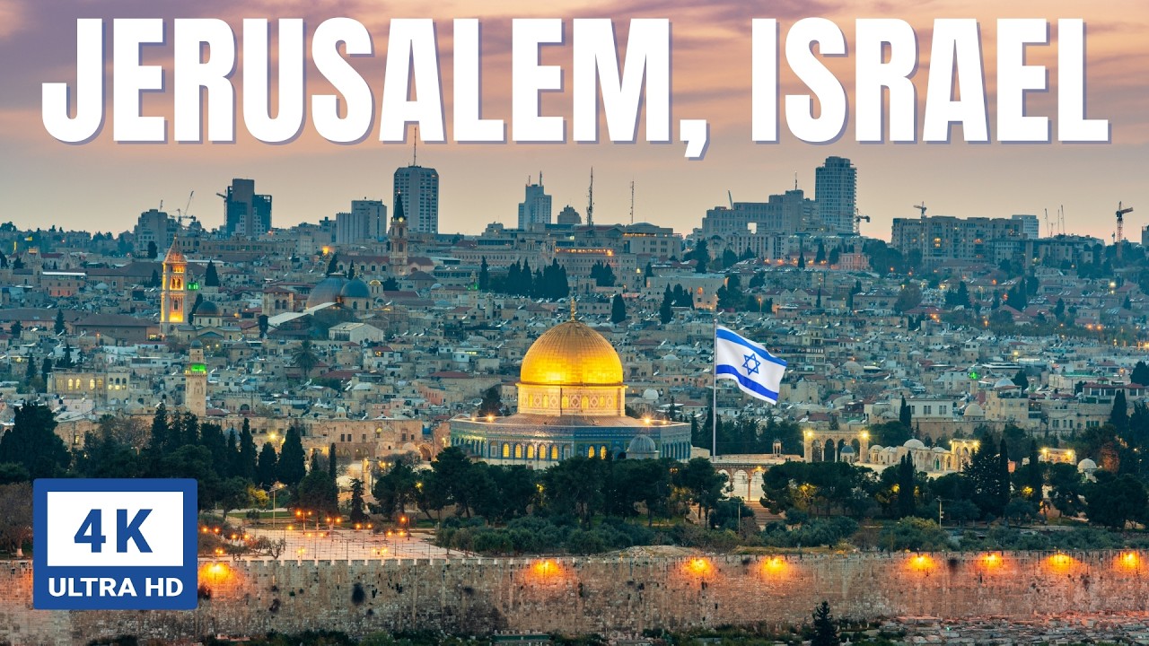 🇮🇱 Jerusalem, Israel in 4K – A Breathtaking Capital Tour of Holy Land ...