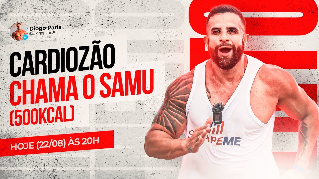 CARDIOZÃO CHAMA SAMU(500kcal) - YouTube