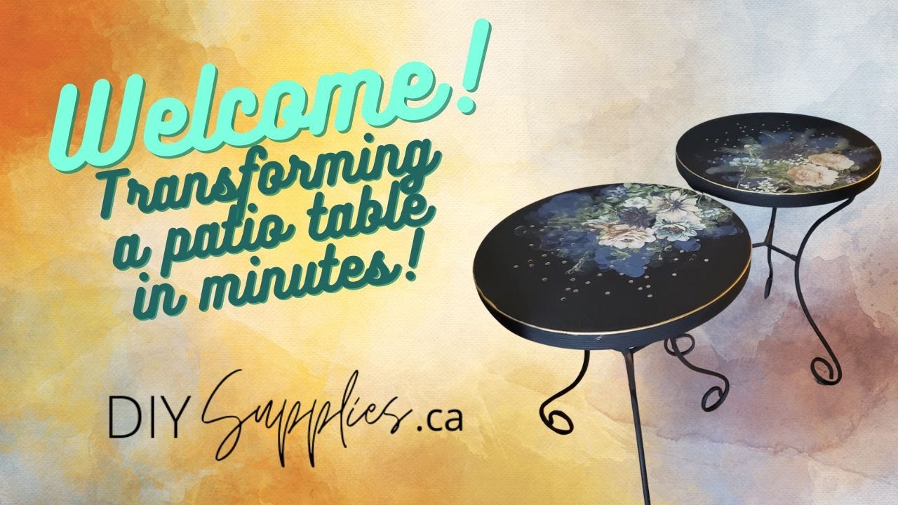 Patio Table Transformation in minutes! - YouTube