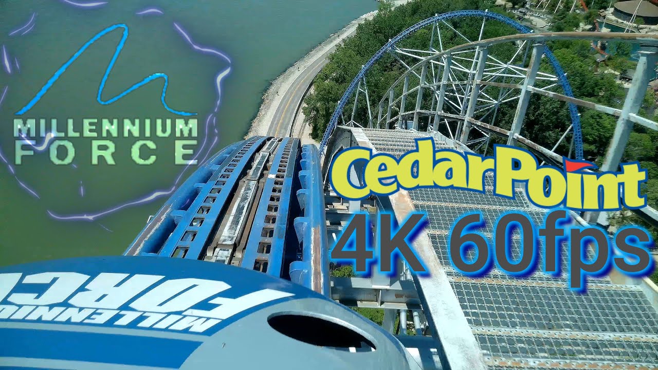 Millennium Force Front Row POV | Cedar Point (4K 60fps) 6/28/2022 - YouTube