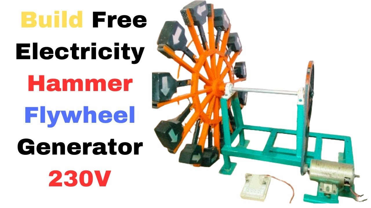 Build Flywheel Free Energy Generator 220v Free Electricity Generator ...