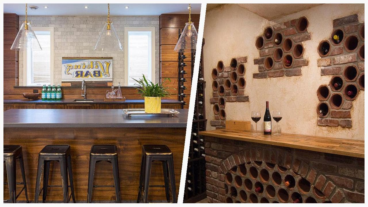 75 Brown Ceramic Tile Wine Cellar Design Ideas You'll Love 🔴 - YouTube