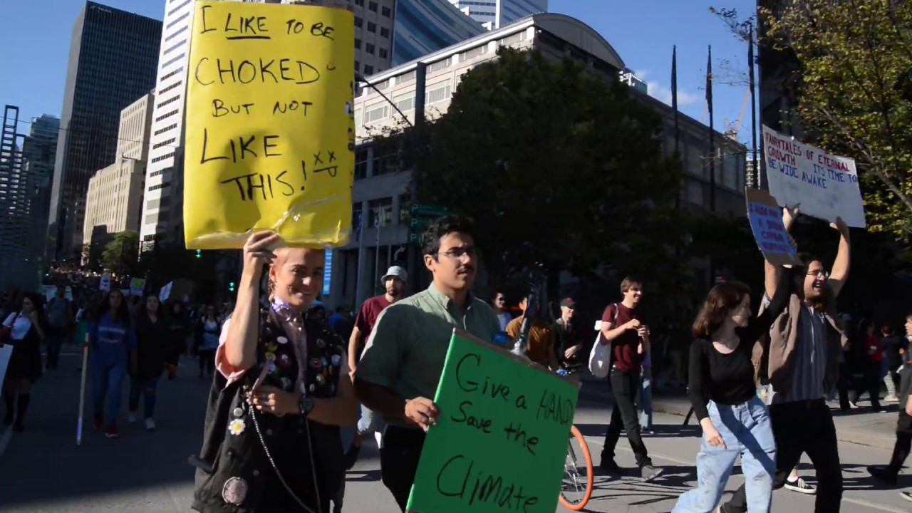Montreal Climate Strike Protest March Friday September 27 2019 EMR 9446 ...