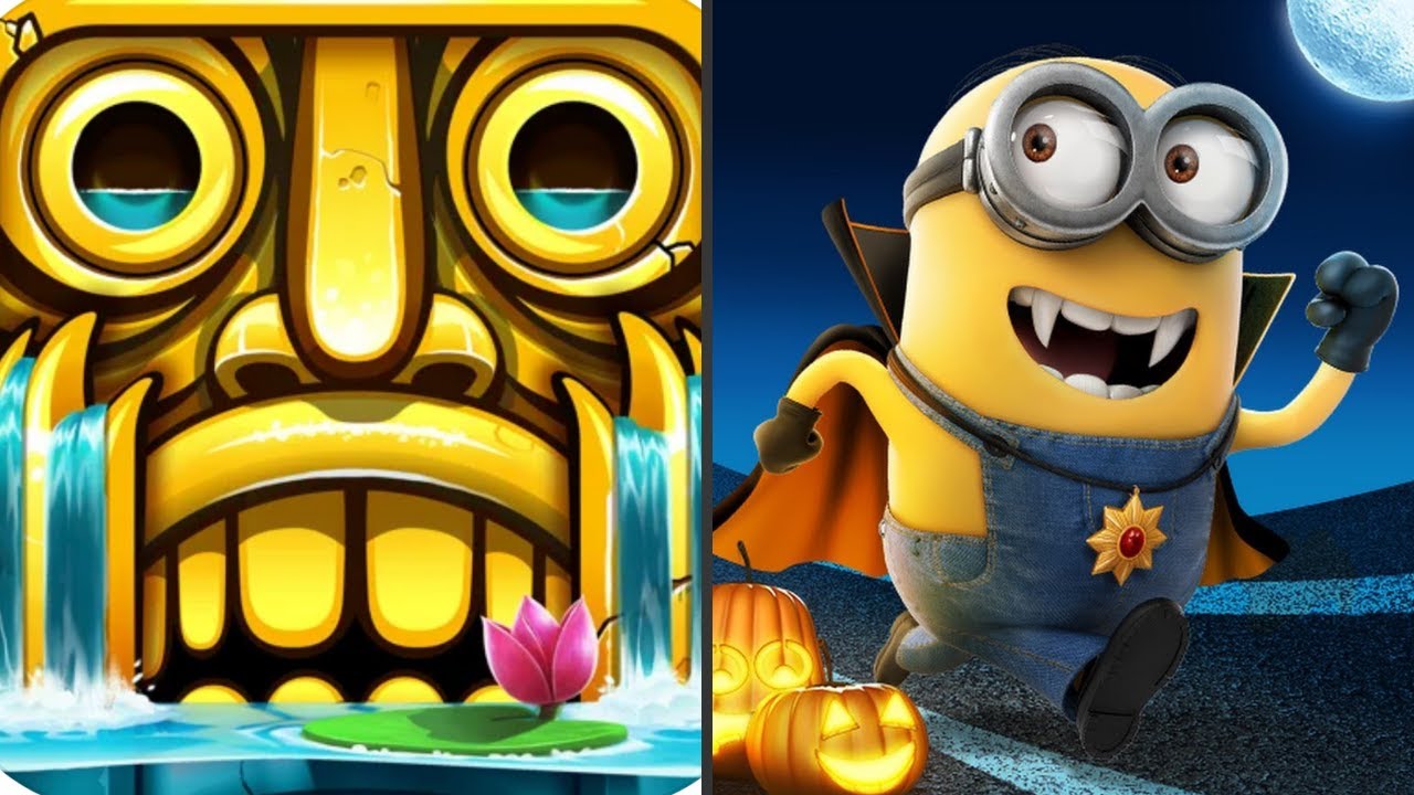 Minion Rush 😃 VS Temple Run 2 👨‍🚀 ENCHANTED PALACE 2021 Map! - YouTube