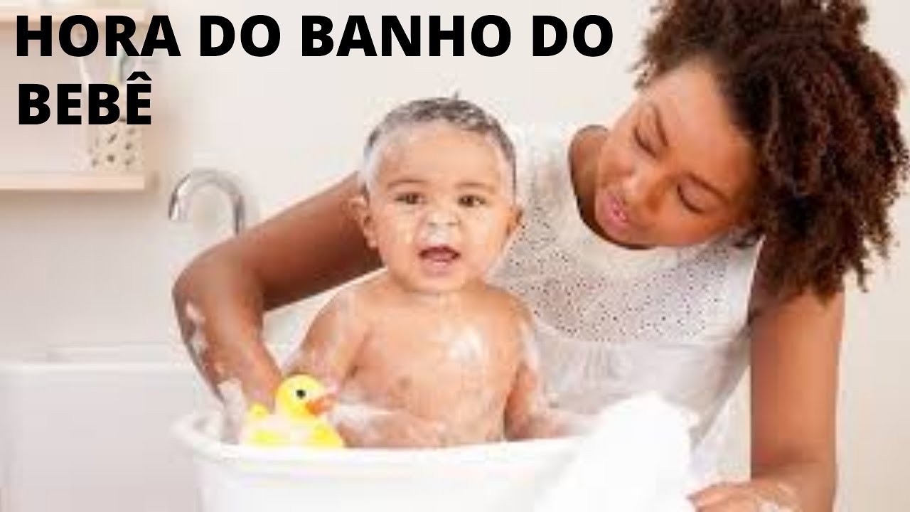AULA HORA DO BANHO - BANHO DO BEBÊ - PRIMEIRO BANHO DO BEBÊ - YouTube