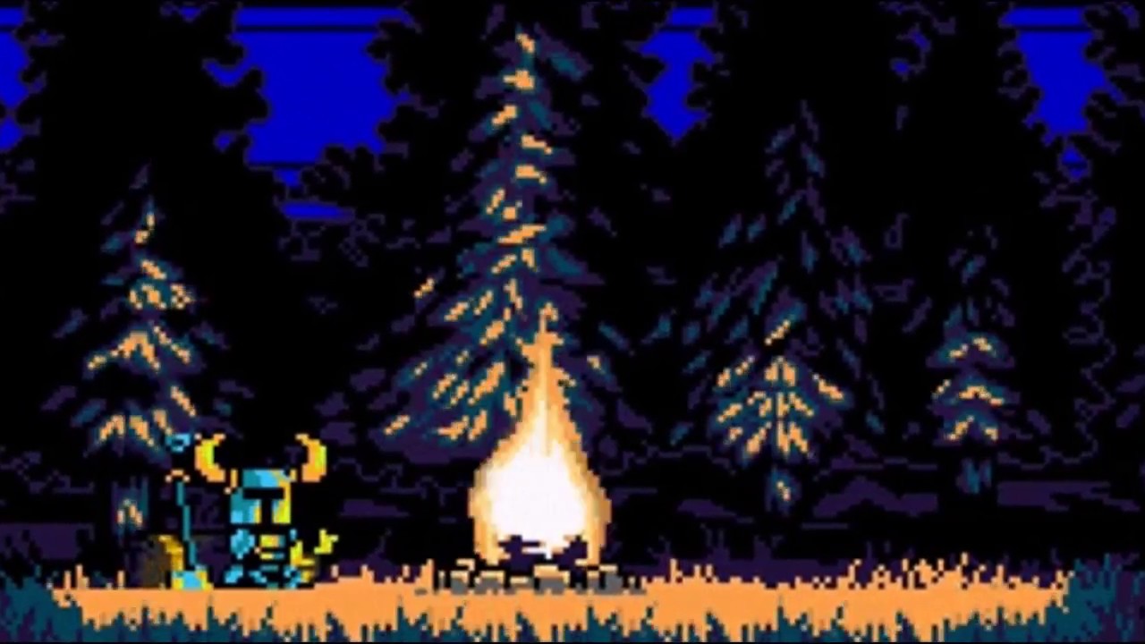 Shovel Knight - The Starlit Wilds - Campfire Scene ( Arranged Cover ...