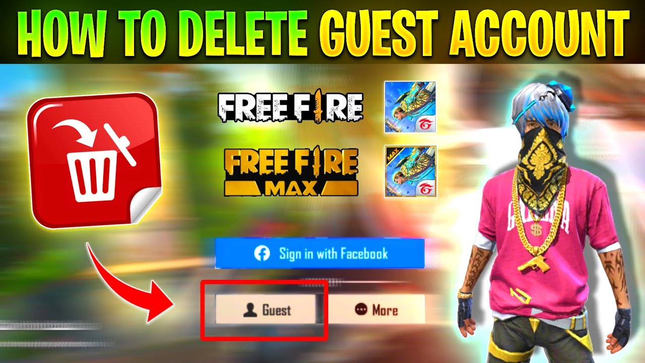 How To Delete Guest Account In Free Fire | Guest Account Delete Keise ...