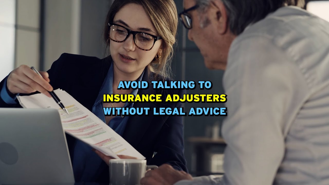 Tip: Avoid Talking to Insurance Without Legal Advice - YouTube