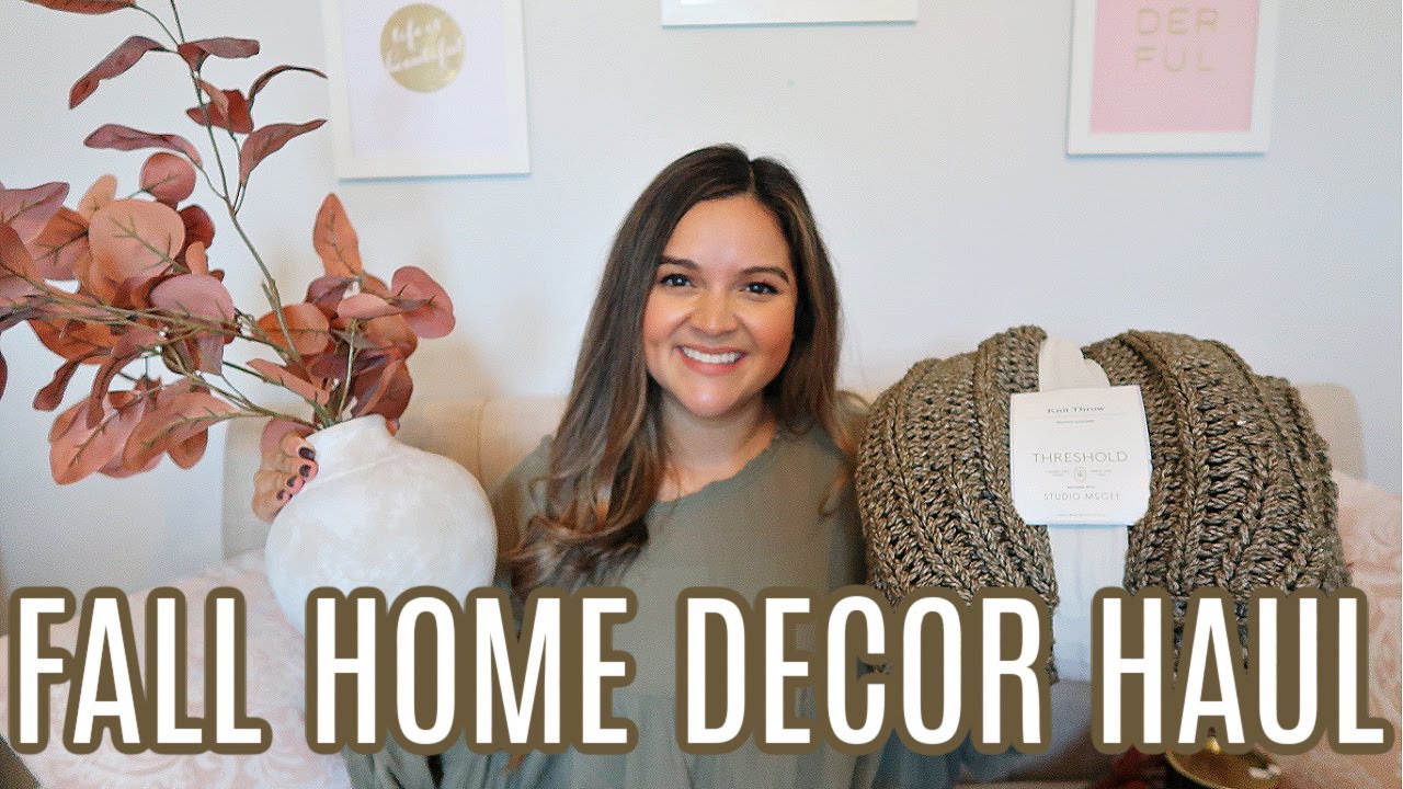 FALL HOME DECOR HAUL 2023 | TARGET, MARSHALLS, KIRKLANDS, AT HOME - YouTube