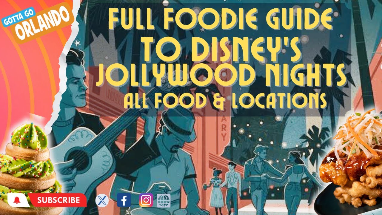 Full Foodie Guide to Disney's Brand New Event Jollywood Nights - YouTube