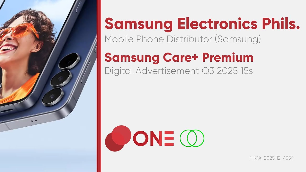 Samsung Care+ Premium Digital Ad Q3 2025 15s (Philippines) [ST] - YouTube