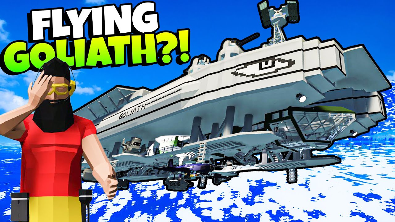We Used The GOLIATH to BLOW UP an Island in Stormworks! - YouTube