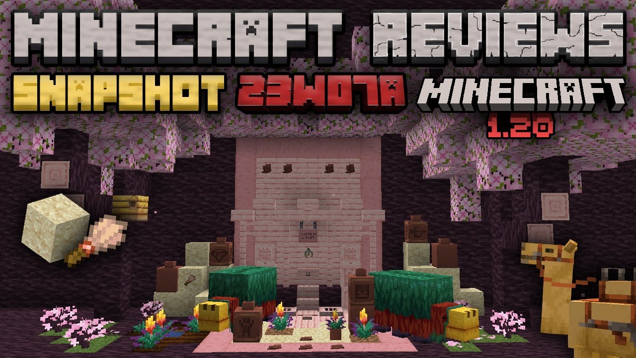 Minecraft Reviews, Snapshot 23w07a [ARQUEOLOGÍA, SNIFFER Y NUEVO BIOMA] - YouTube