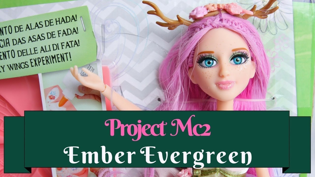 Project Mc2 Ember Evergreen Fairy Wings Doll Review & Unboxing - YouTube