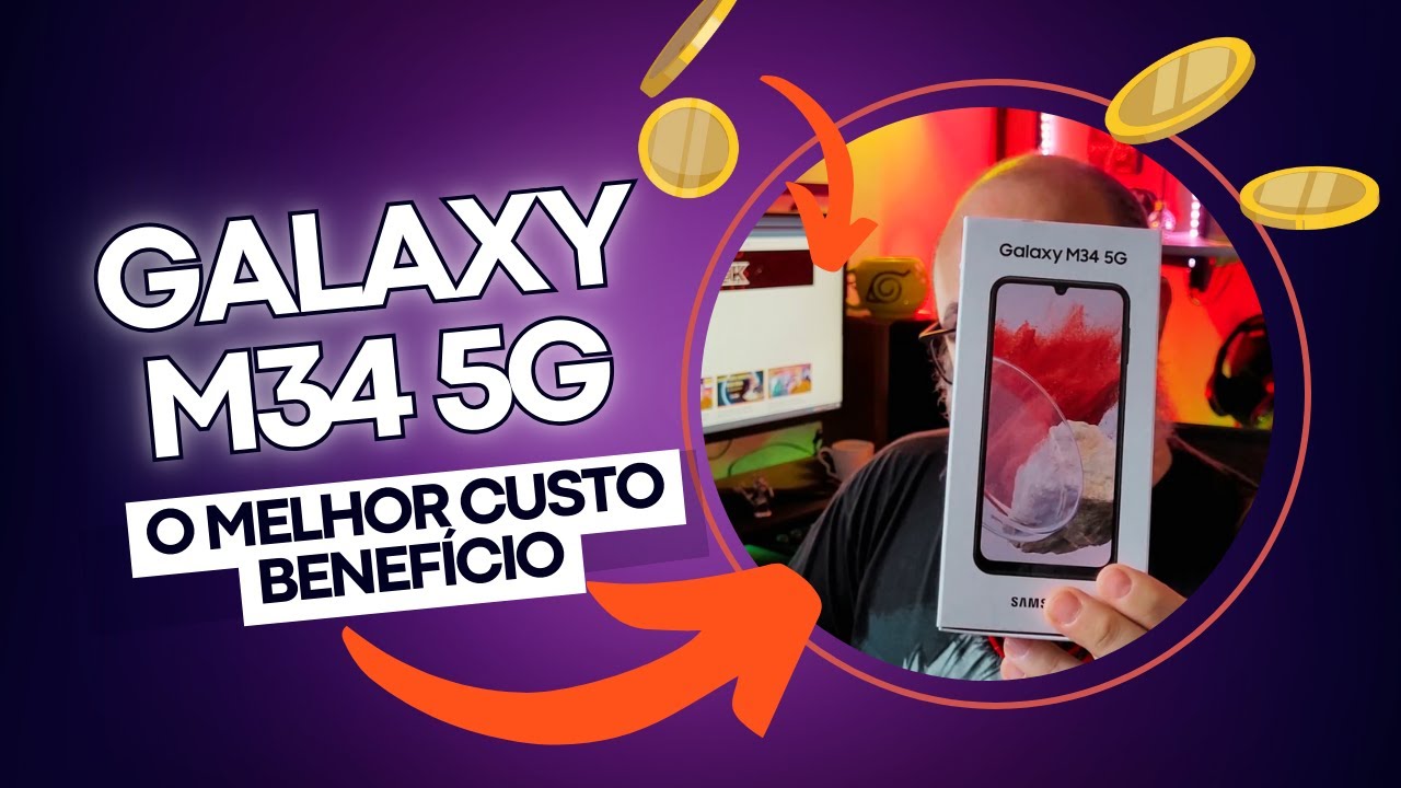 Samsung GALAXY M34 5G! UNBOXING, REVIEW e IMPRESSÕES! qualidade que ...